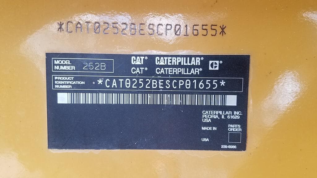 Tractor Zoom - Caterpillar 252B