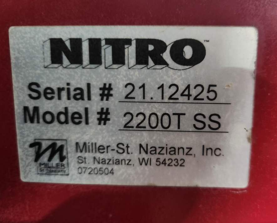 Tractor Zoom - 2005 Miller Nitro 2200T-SS